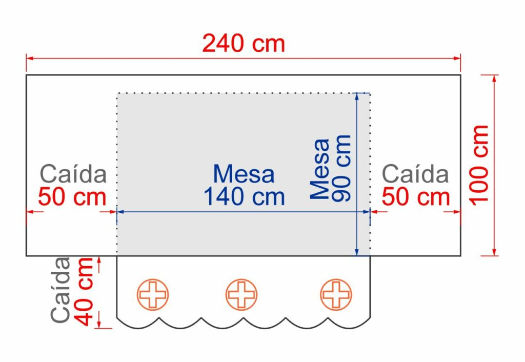 Mantel con bordados - Taus Ornamentos Sacerdotales